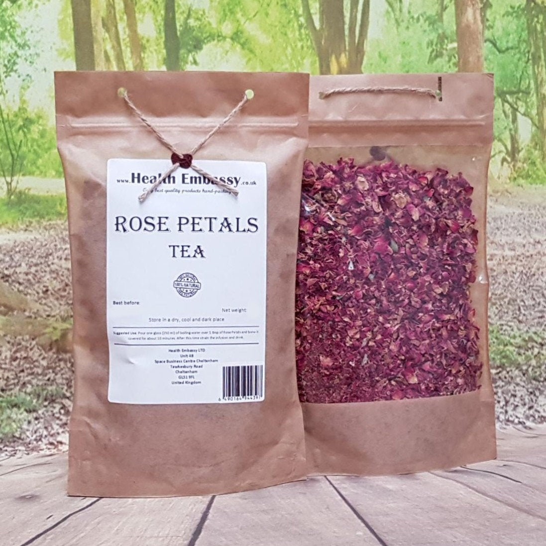 Rose Petals Tea Health Embassy 100% Natural | Etsy
