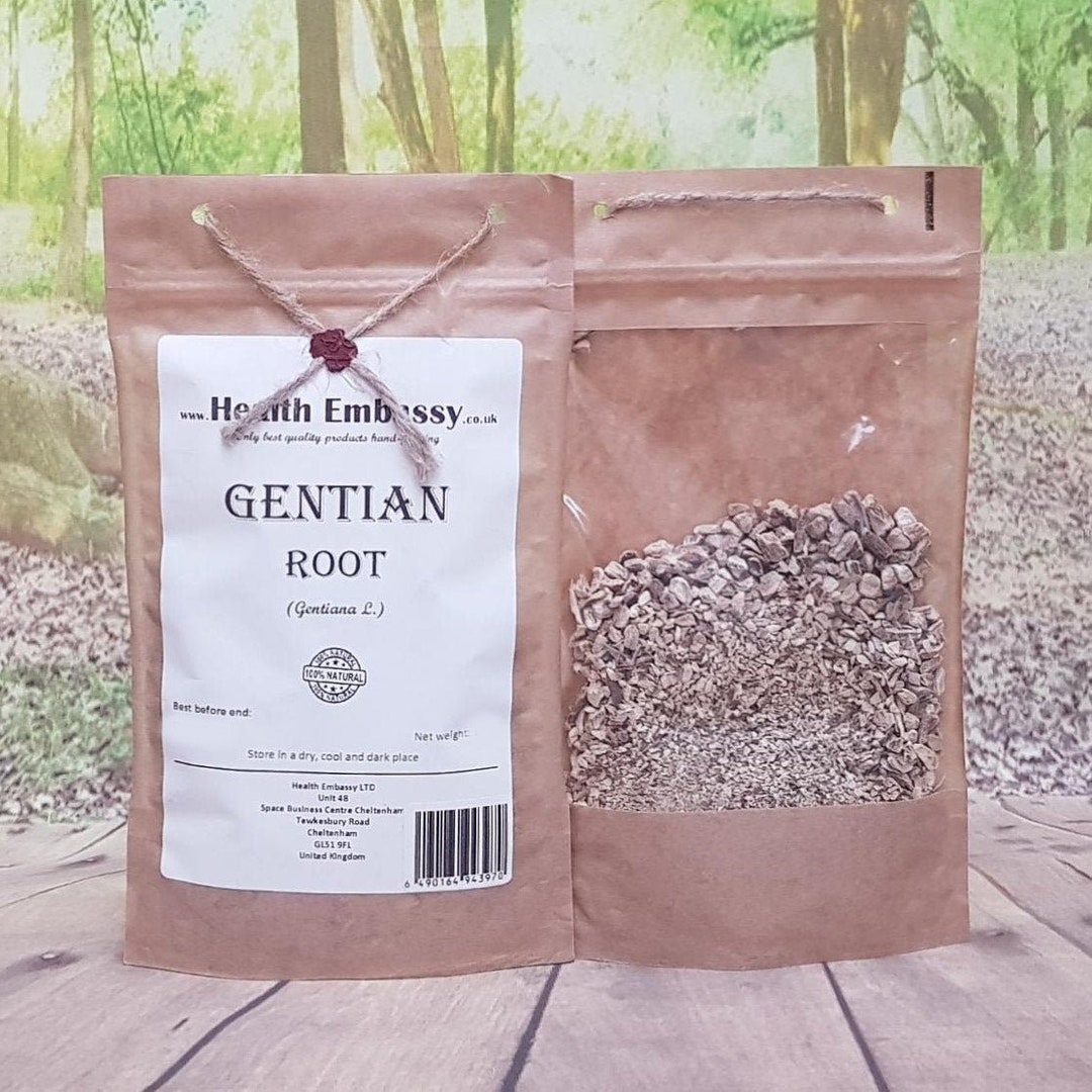 Gentian Root ( Gentiana L.) Health Embassy - 100% Natural Herbal Tea - Etsy