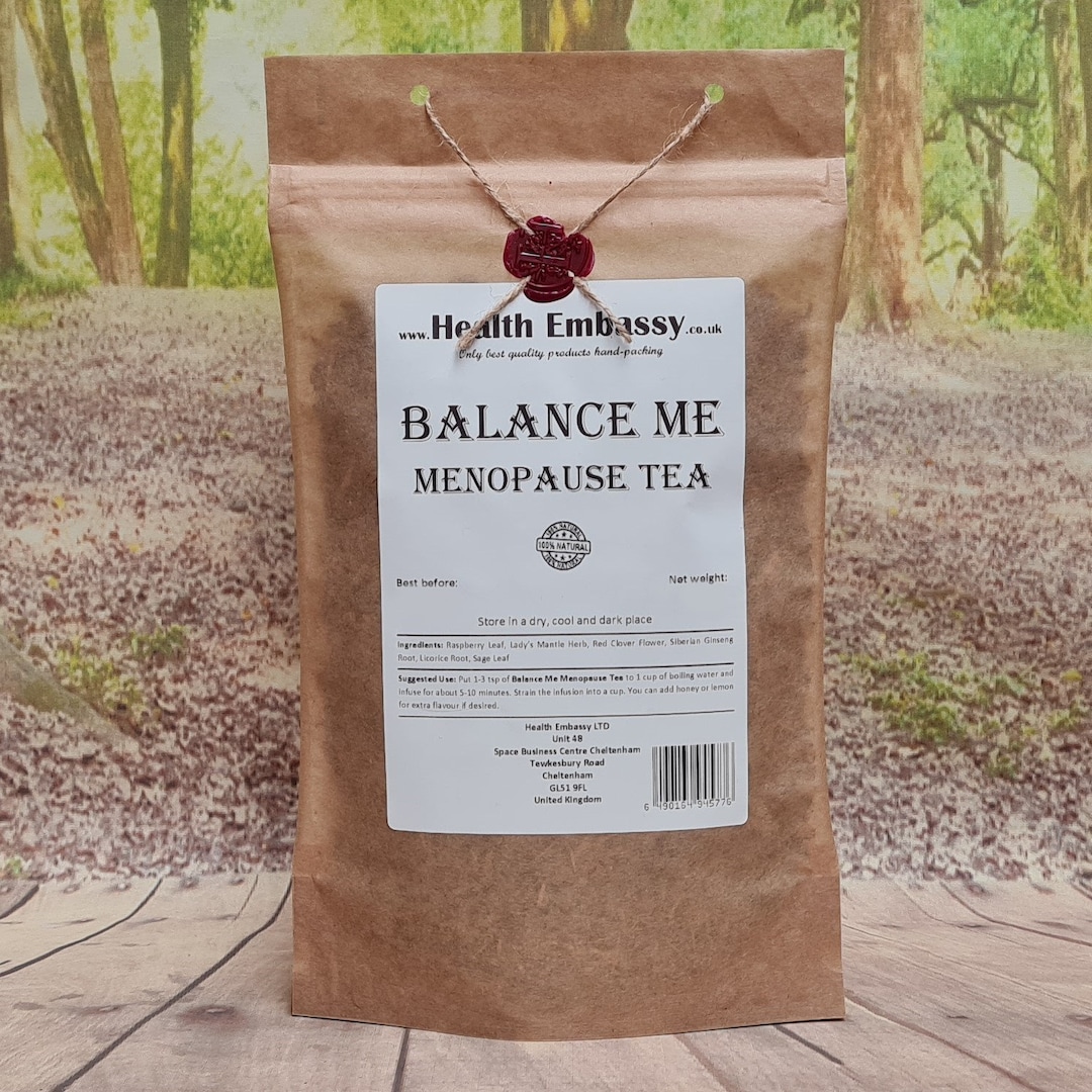 Balance Me Menopause Tea 75g Health Embassy | Natural Menopause Tea ...