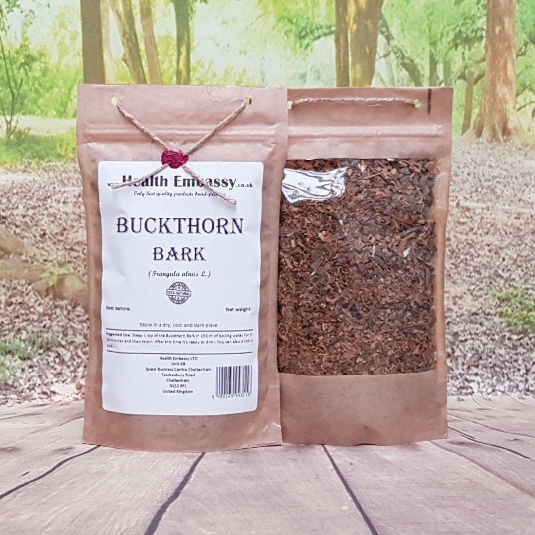 Buckthorn Bark ( Frangula Alnus ) Health Embassy 100% Natural Herbal ...
