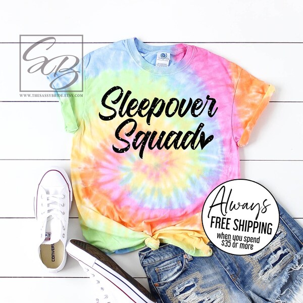 Slumber Party Squad Shirts Etsy