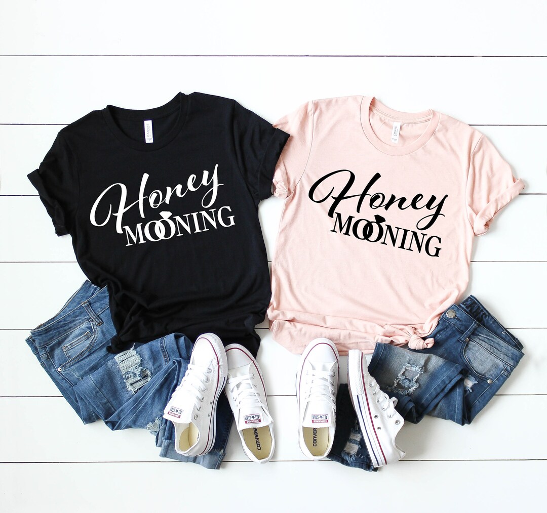 Honey Mooning Shirts *UNISEX FIT* Newlywed Shirts. Mr and Mrs Shirts ...