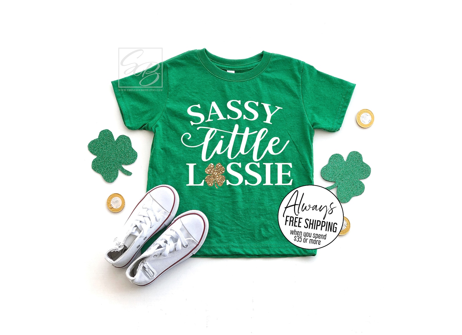 Sassy Little Lassie Kids Shirt Kids St Patricks Day Shirt St - Etsy