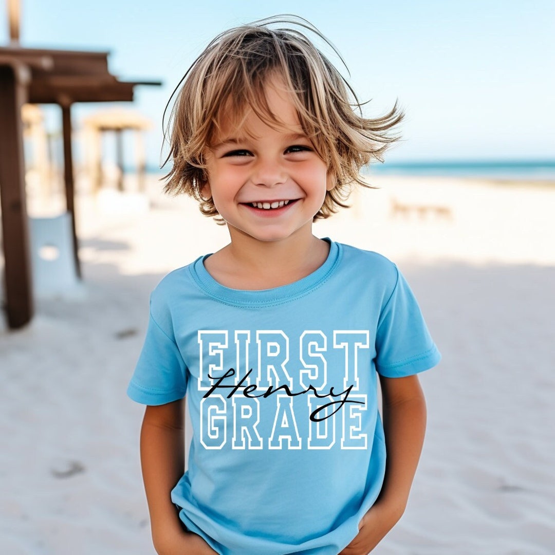 Personalized Kids Tshirt, Custom Kindergarten Shirt, Personalized Kids ...