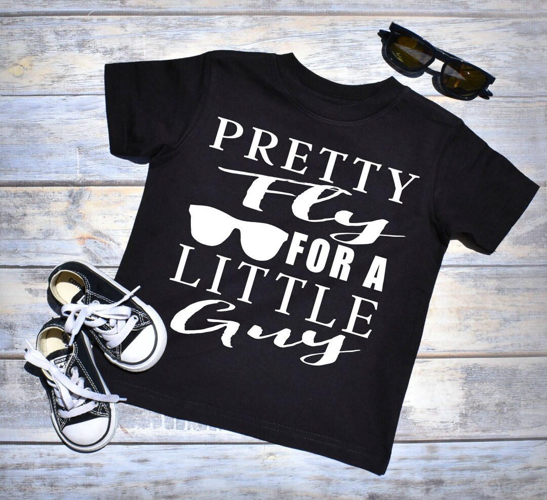 Pretty Fly for A Little Guy. Boys Shirt. Funny Boys's Shirt. Boy's ...