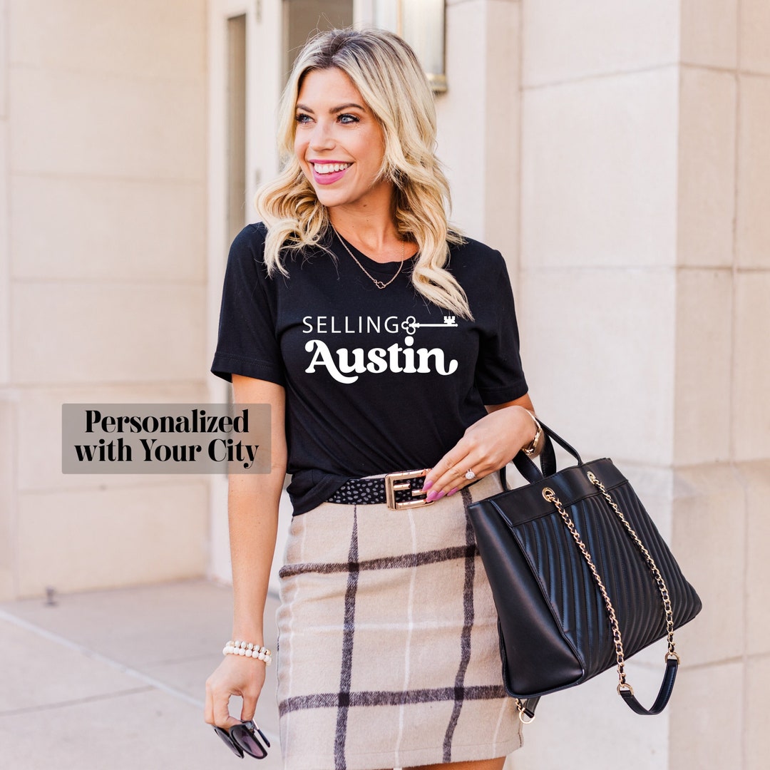 Custom Real Estate Shirt. Selling YOUR CITY Real Estate Shirt. Real ...