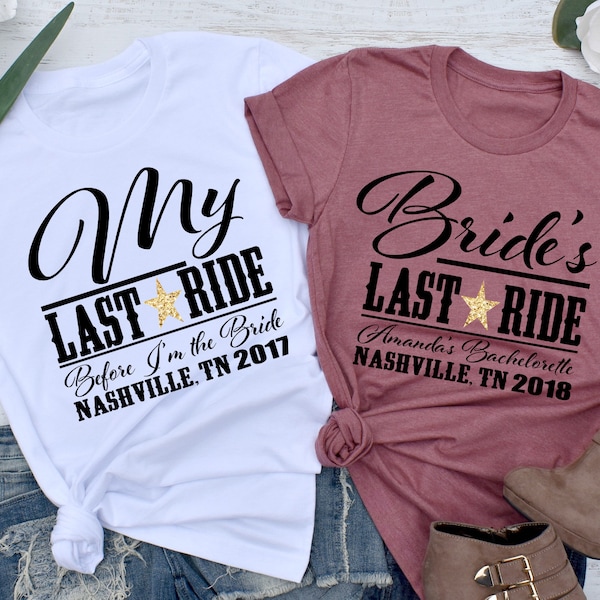 Last Ride Bachelorette Party Shirts - Etsy
