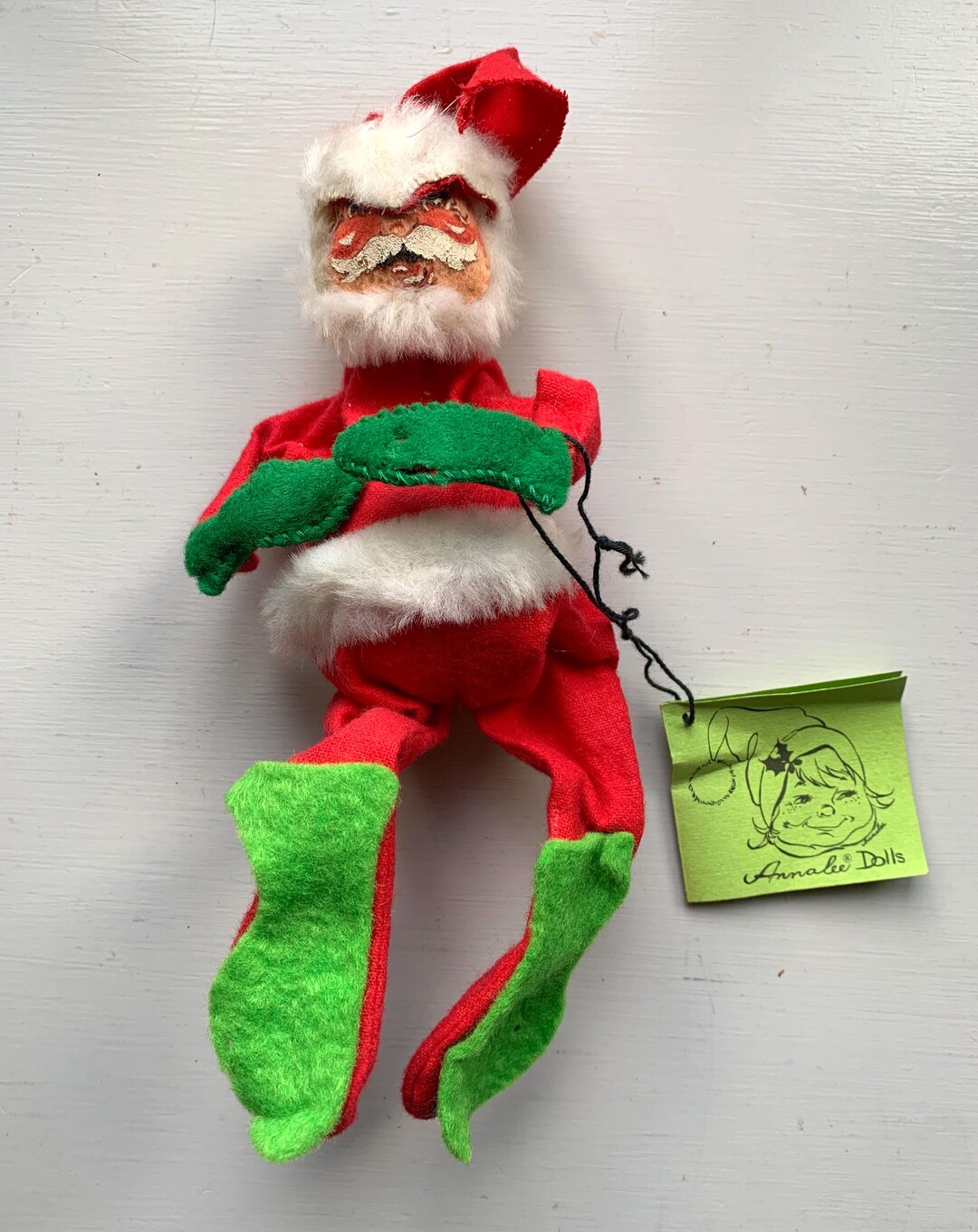 Vintage Santa Claus Tree-topper / Christmas Holiday Annalee Tree ...