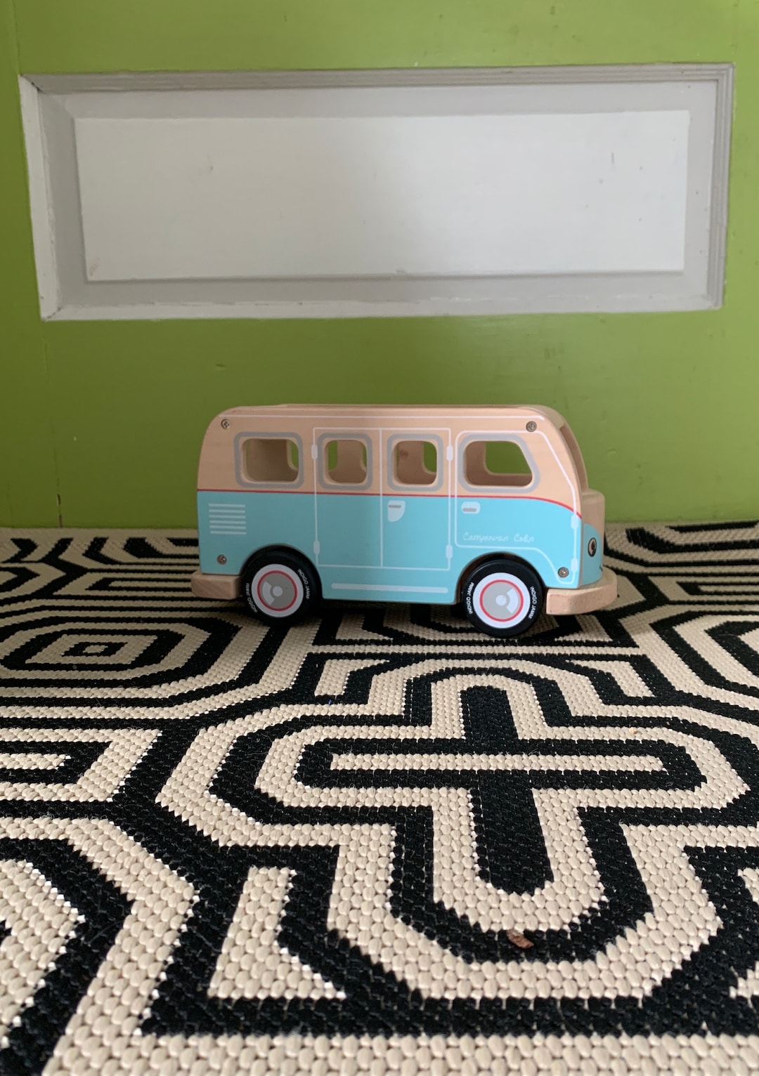 Childrens Wooden Toy Van / Indigo Jamm Campervan Colin Blue Van Toy ...