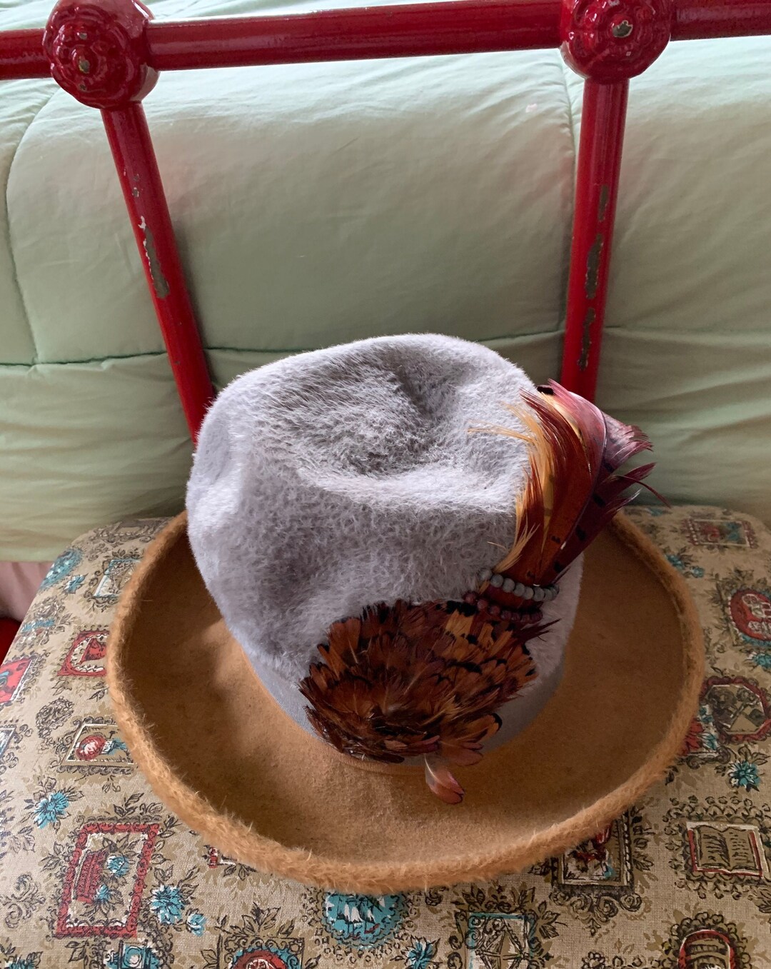 Vintage Italian Hat Boho Brimmed Fashion Bellini Felt Fedora Hat ...
