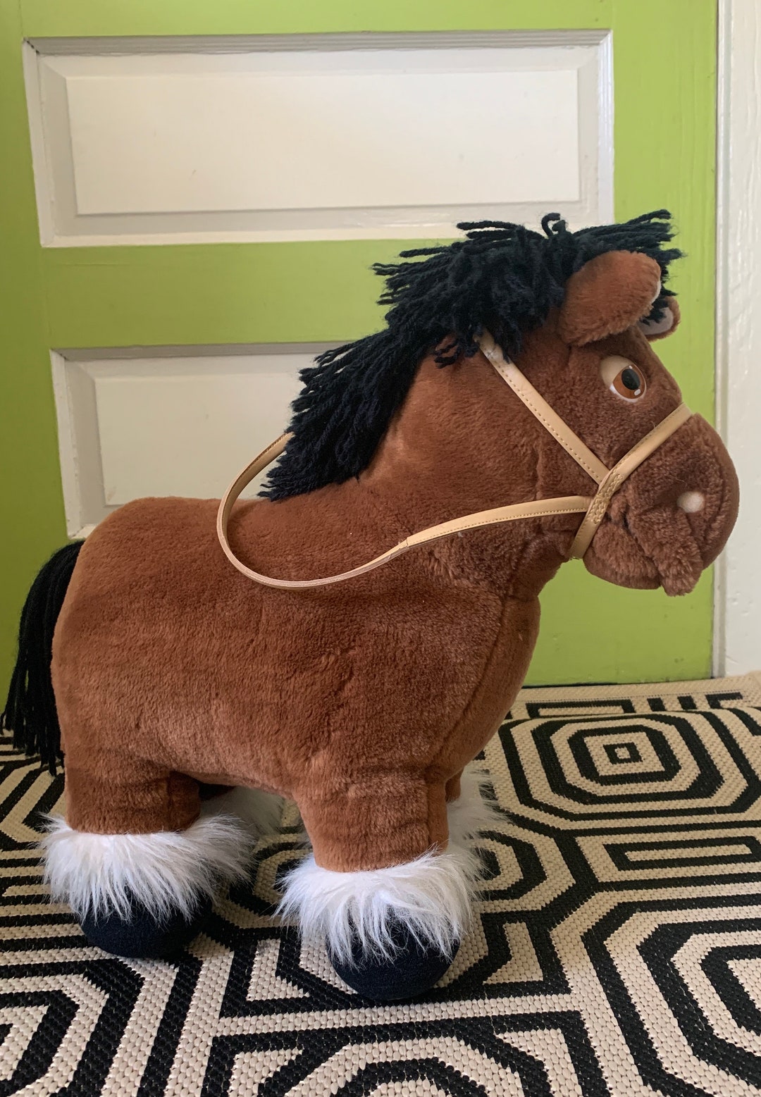 Vintage 1980s Plush Stuffed Cabbage Patch Pony Stuffie Toy / 1984 ...
