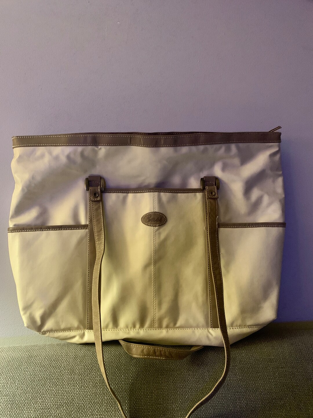 Vintage Bass Travel Bag 1980s Tote Original Design GH Bass Everyday ...