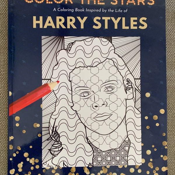 Harry Styles Colouring Book - Etsy
