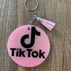 Tik Tok Keychain | Etsy
