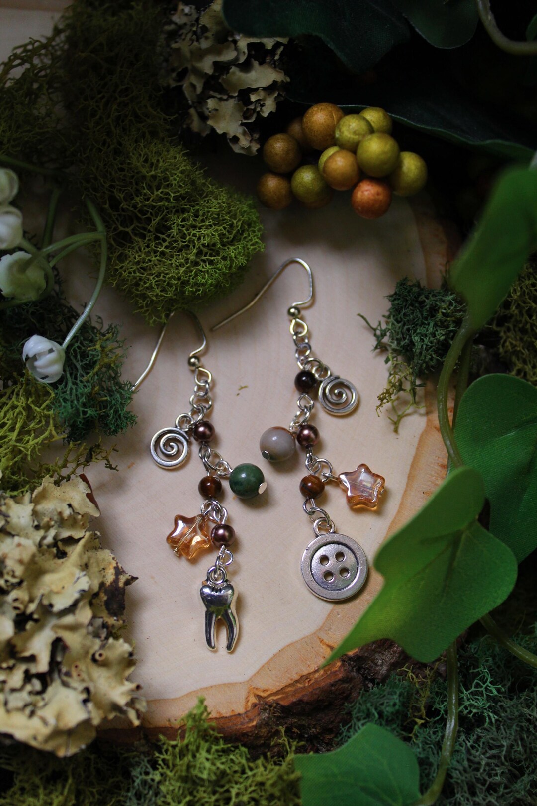 Oddities Charm Earrings, Goblincore, Charms, Handmade Earrings ...