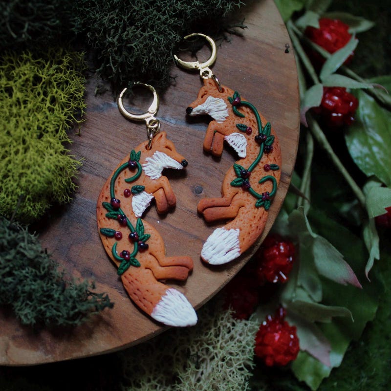 Clay Fox - Etsy