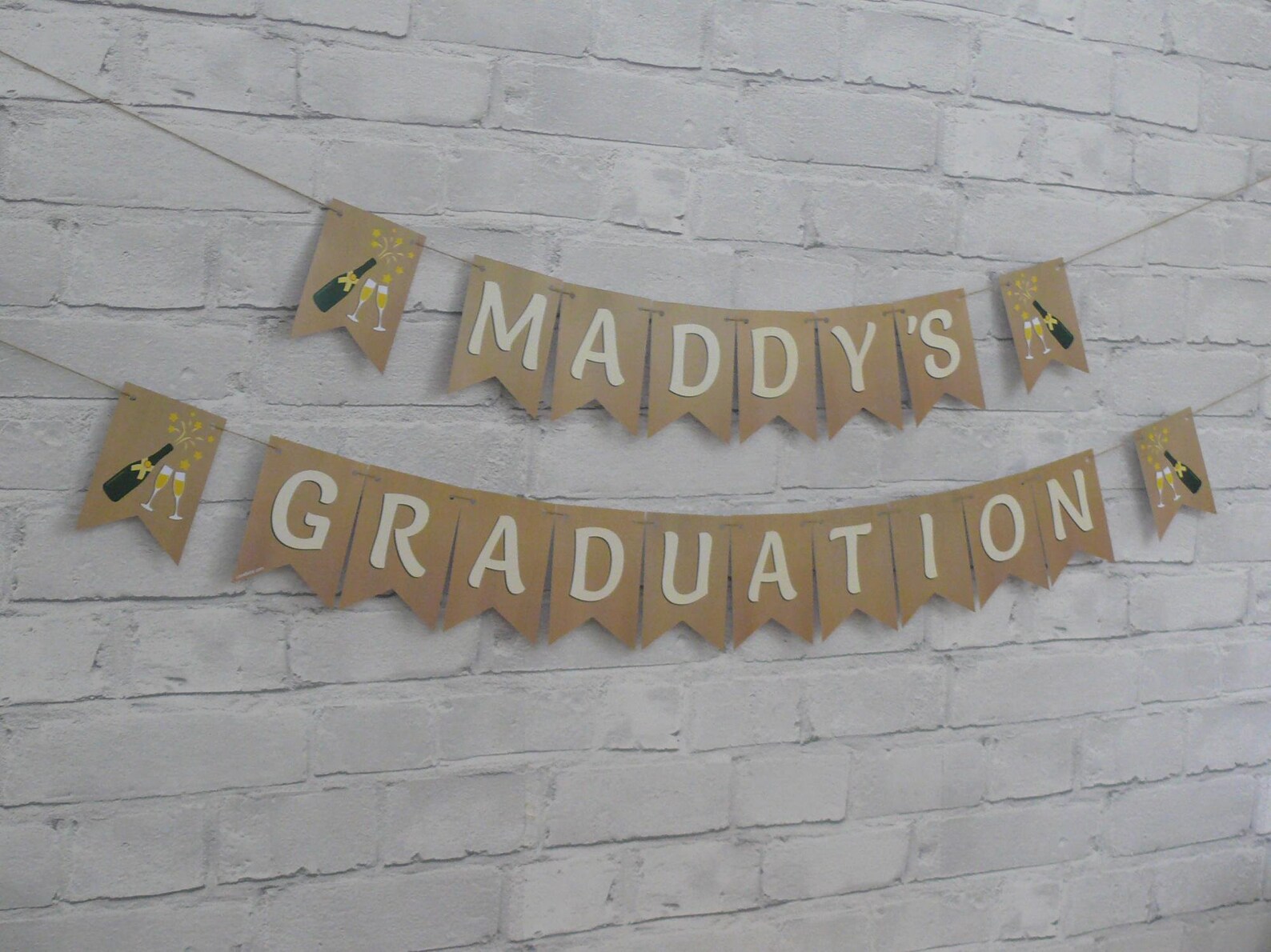 Personalised Graduation Bunting Banner. Graduation Decoration. | Etsy UK