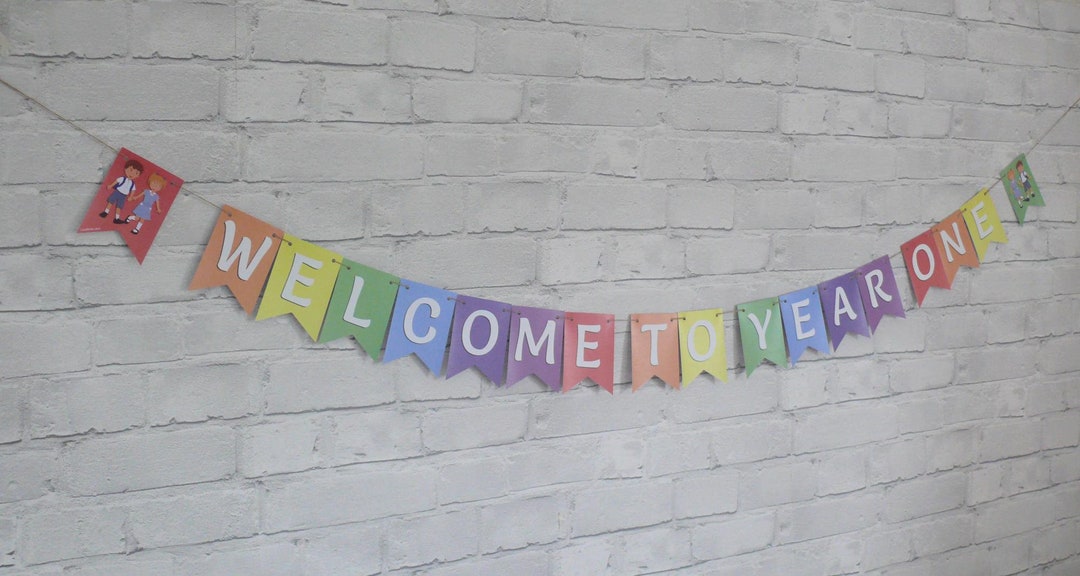 Welcome to Year One Bunting, Back to School Bunting, Classroom ...
