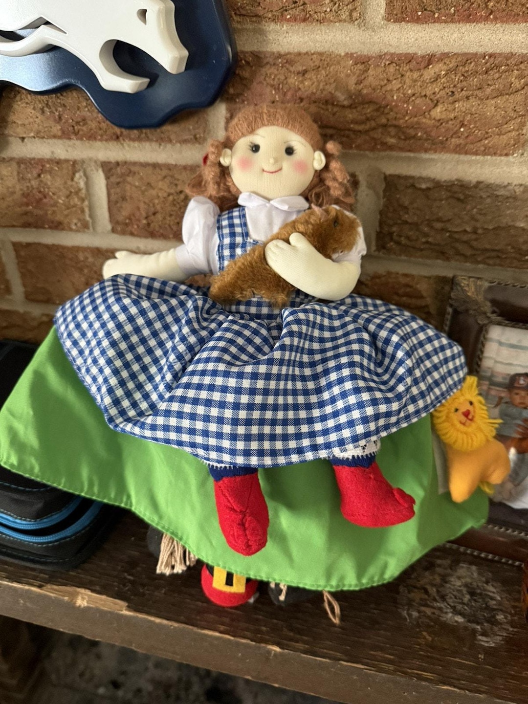 Wizard of Oz Topsy Turvy Doll Plush Dorothy With Toto Lion Scarecrow ...