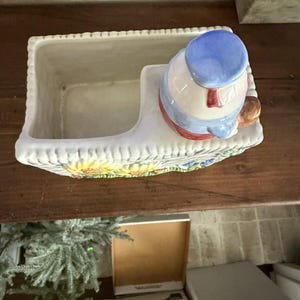 Vintage Humpty Dumpty Music Box Planter Nursery Baby - Etsy