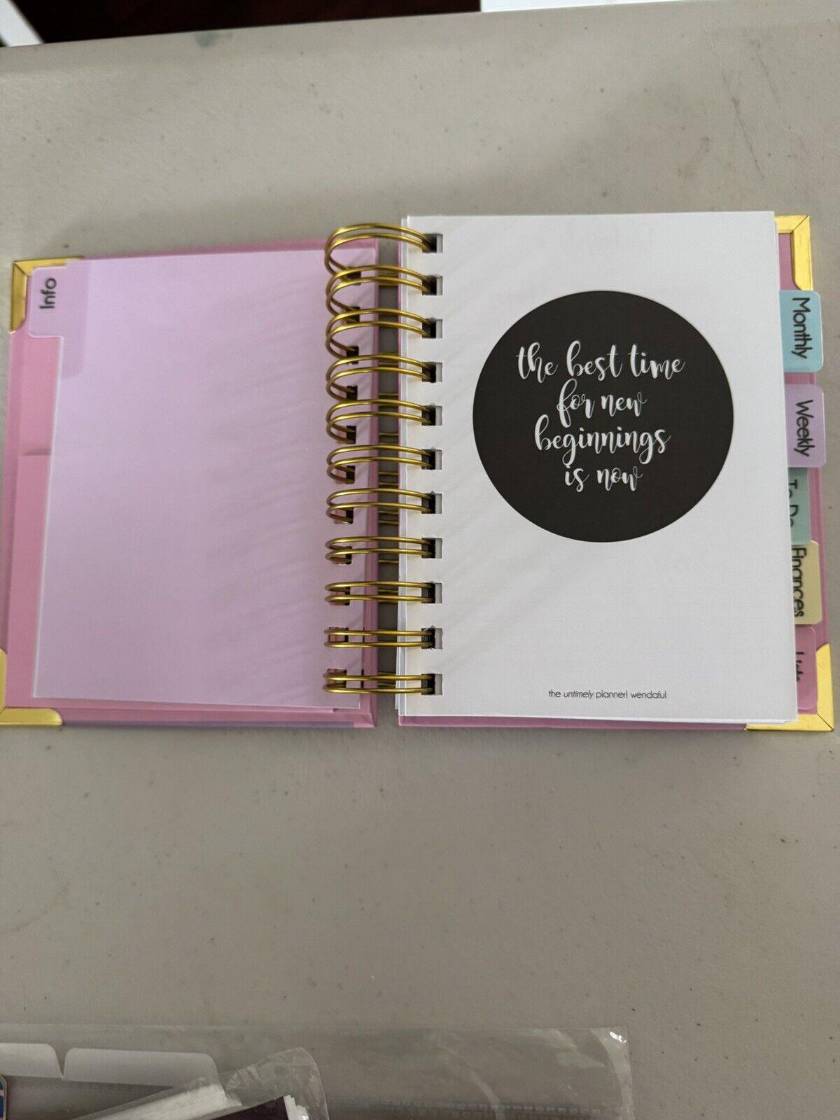 Undated Spiral Bound Weekly / Monthly Planner Agenda TABBED - Etsy