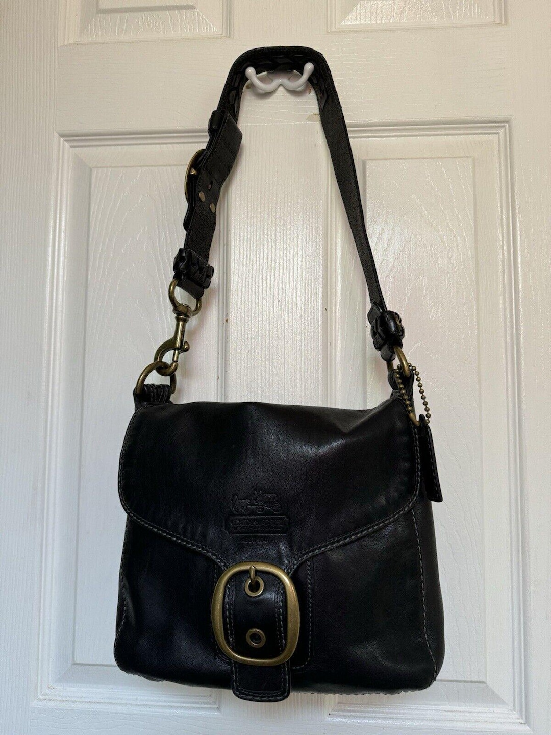 Coach 11419 Vintage Black Bleecker Legacy Tattersall Shoulder Bag - Etsy