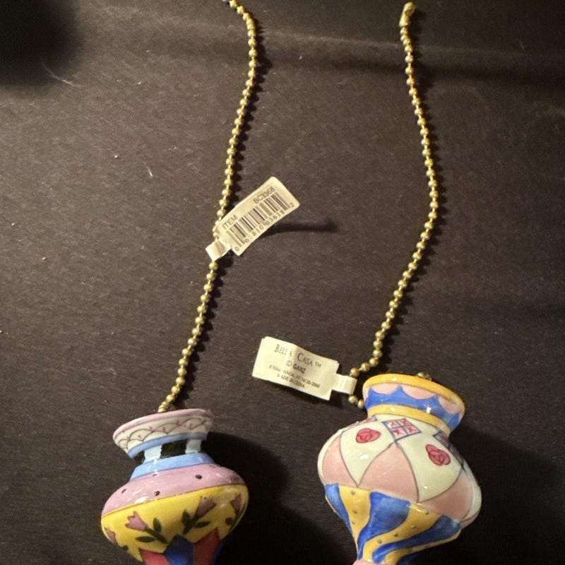 Ceramic Fan Pulls - Etsy