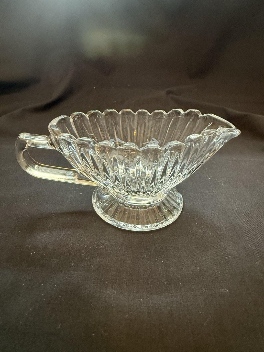 Mikasa Royal Suite Crystal Gravy/sauce Boat Clear 7.5"l X 4"w X 2.75"h ...