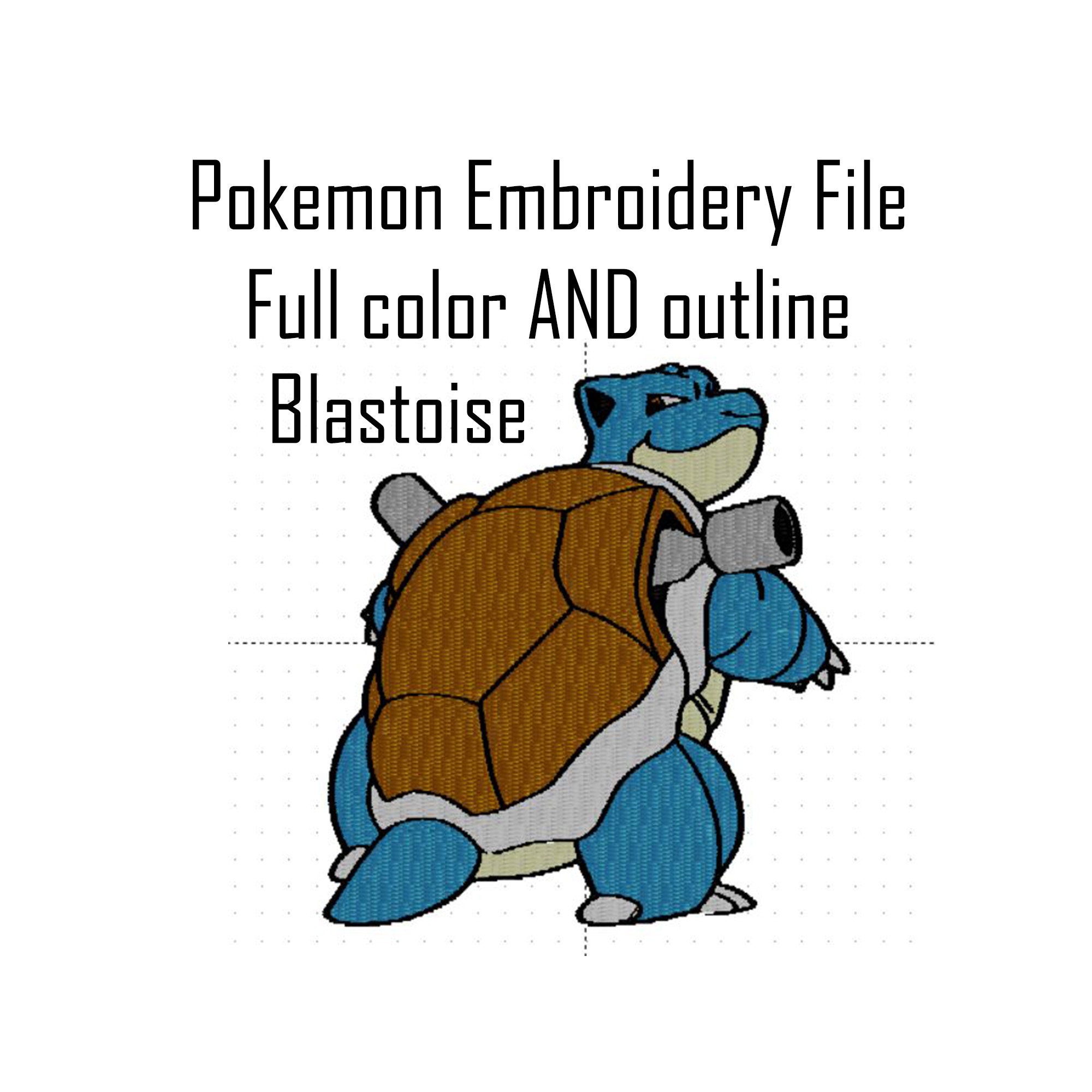 Blastoise Outline