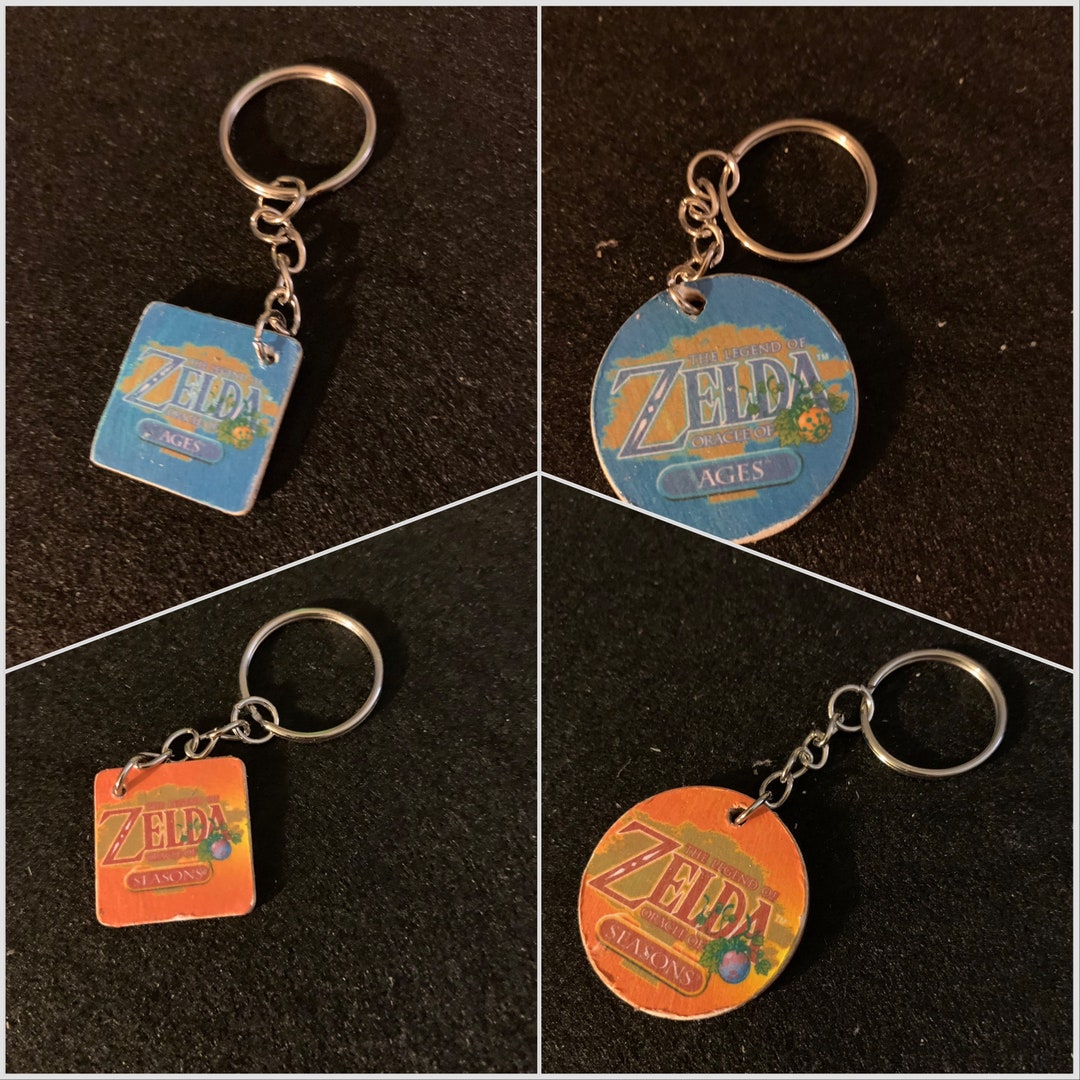 Legend of Zelda Gbc Oracle of Ages and Seasons Wood Keychain - Etsy