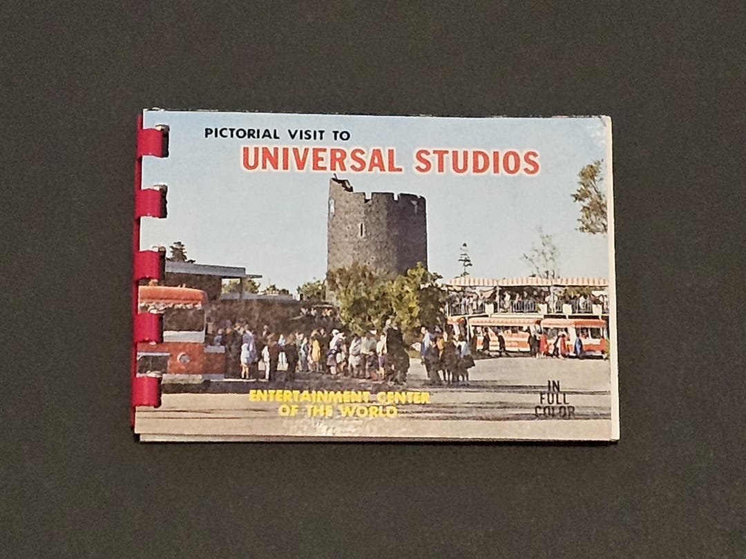 1968 Pictorial Visit to Universal Studios Souvenir Book - Etsy