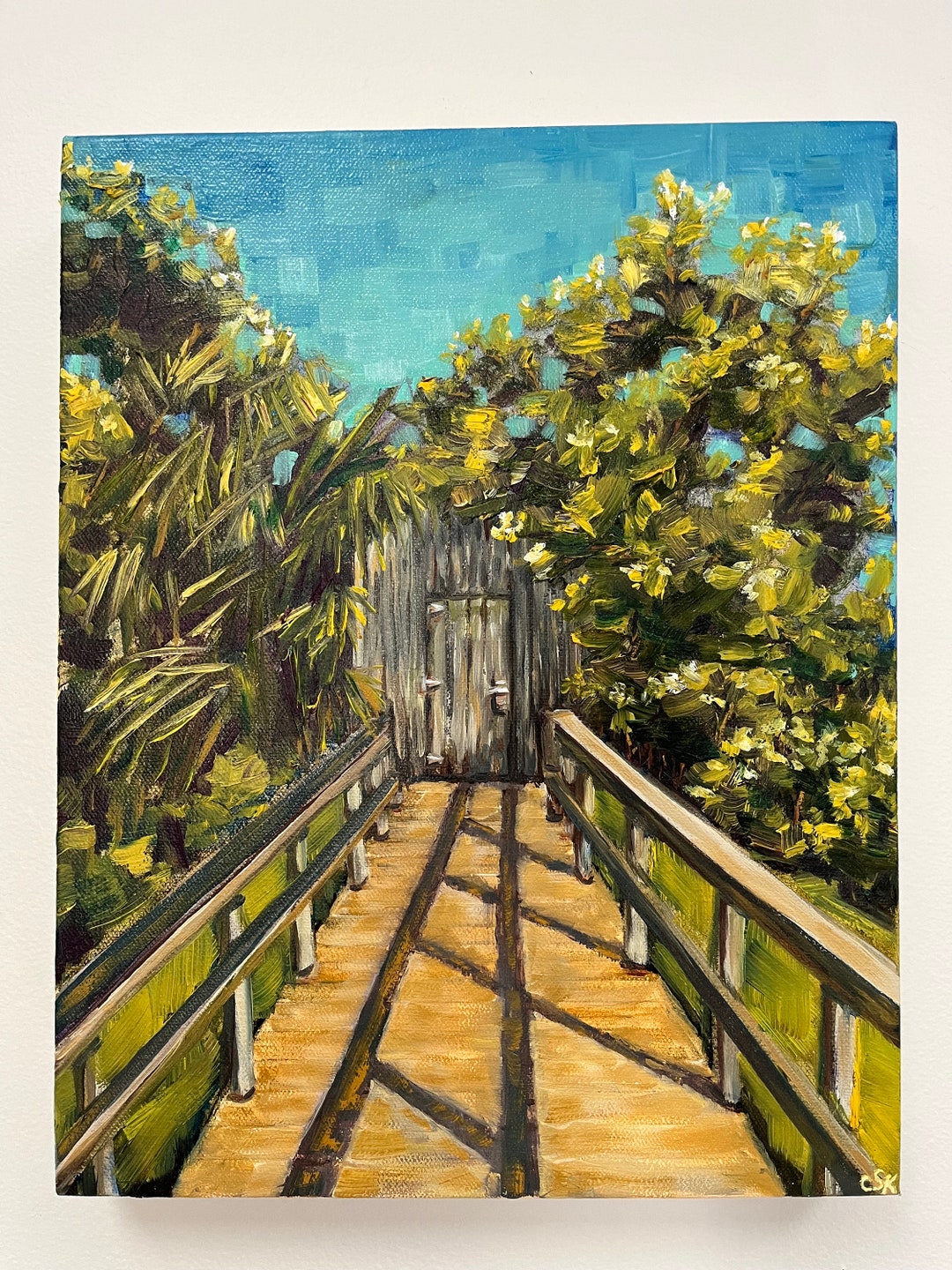 St. Simons Island Oil Painting - Etsy