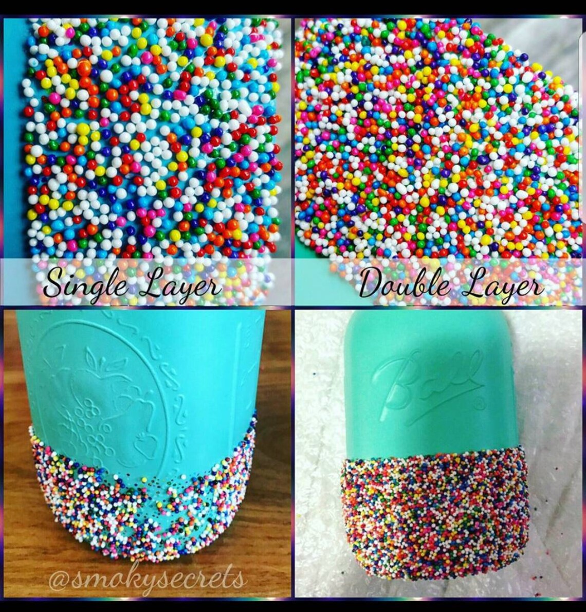 Customized Sweet Tooth Sprinkle Mason Jar - Etsy