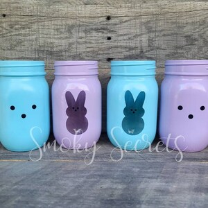 Peeps Mason Jar for Easter Centerpiece Table Decor Candy Jar - Etsy