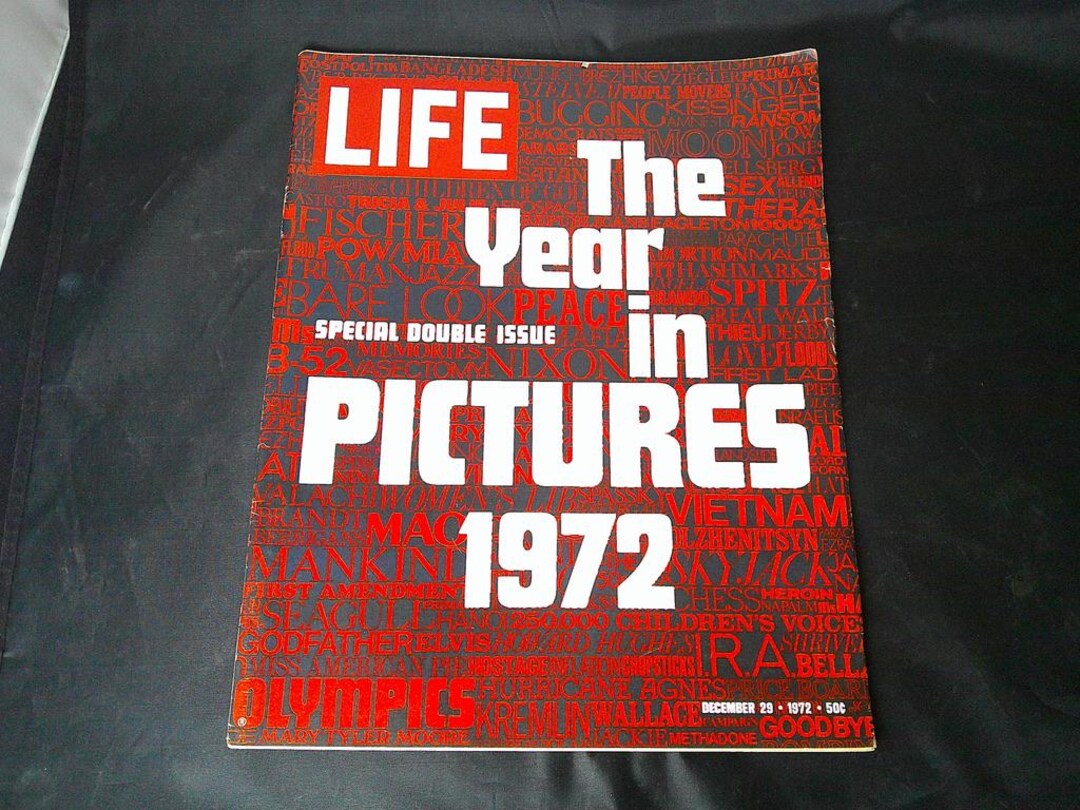 LIFE Magazine 1972 - the Year in Pictures- LAST ISSUE Printed - Etsy