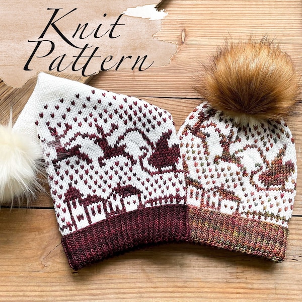 Knit Beanie Pattern - Etsy