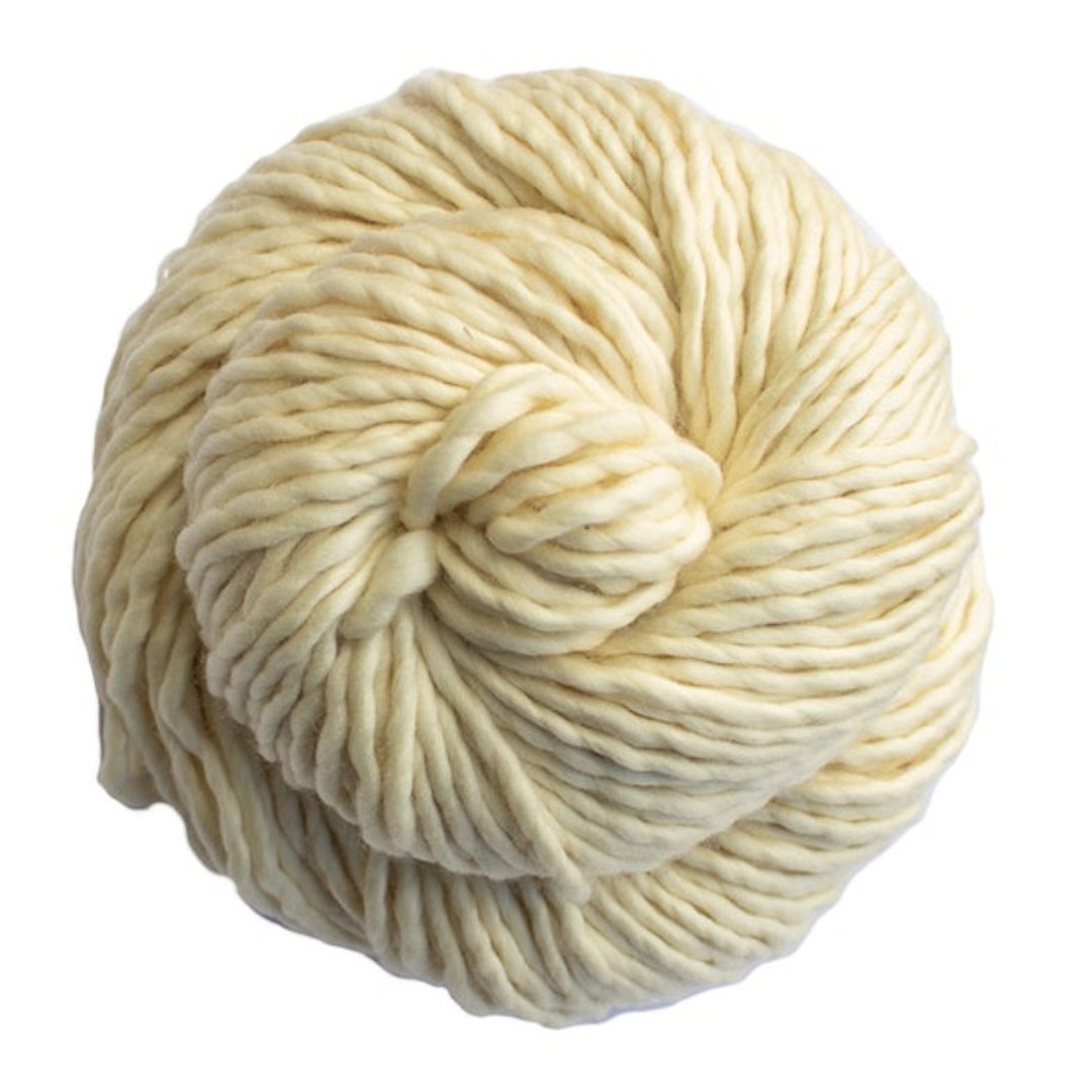 Malabrigo NOVENTA - NATURAL | Heavy Bulky Yarn, Single Ply, 100% ...
