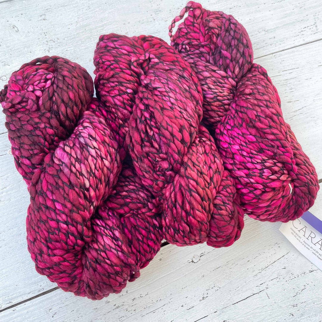 Malabrigo CARACOL ROSE super Bulky Yarn, Plied, 100% Superwash Merino ...
