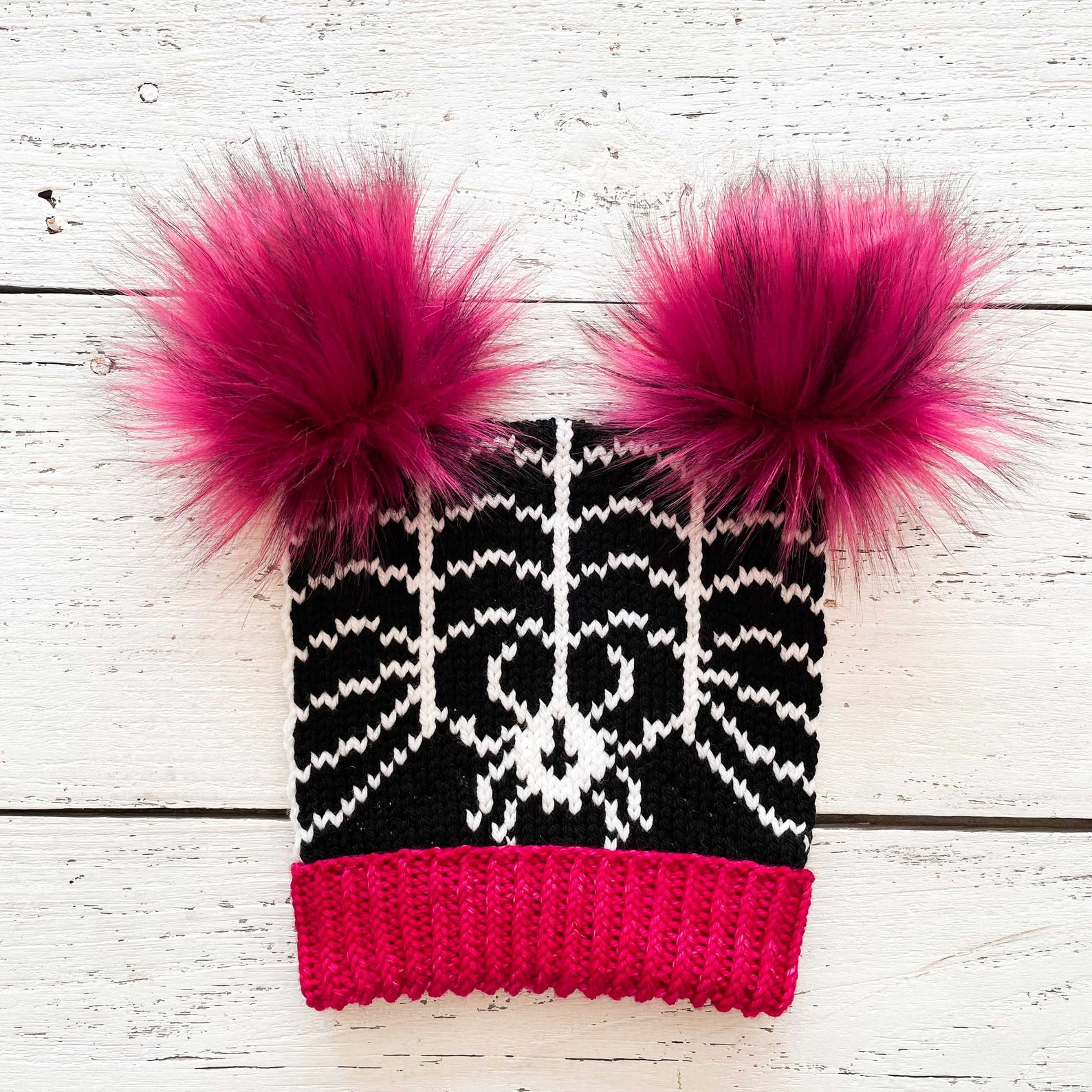 KNITTING PATTERN: the Fiber Web Beanie / 2 Knit Hat Patterns in 3 Sizes ...