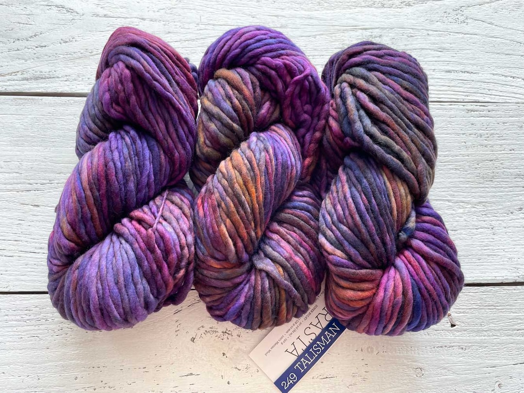 Malabrigo RASTA - TALISMAN |super Bulky Yarn, Single Ply, 100% Merino ...
