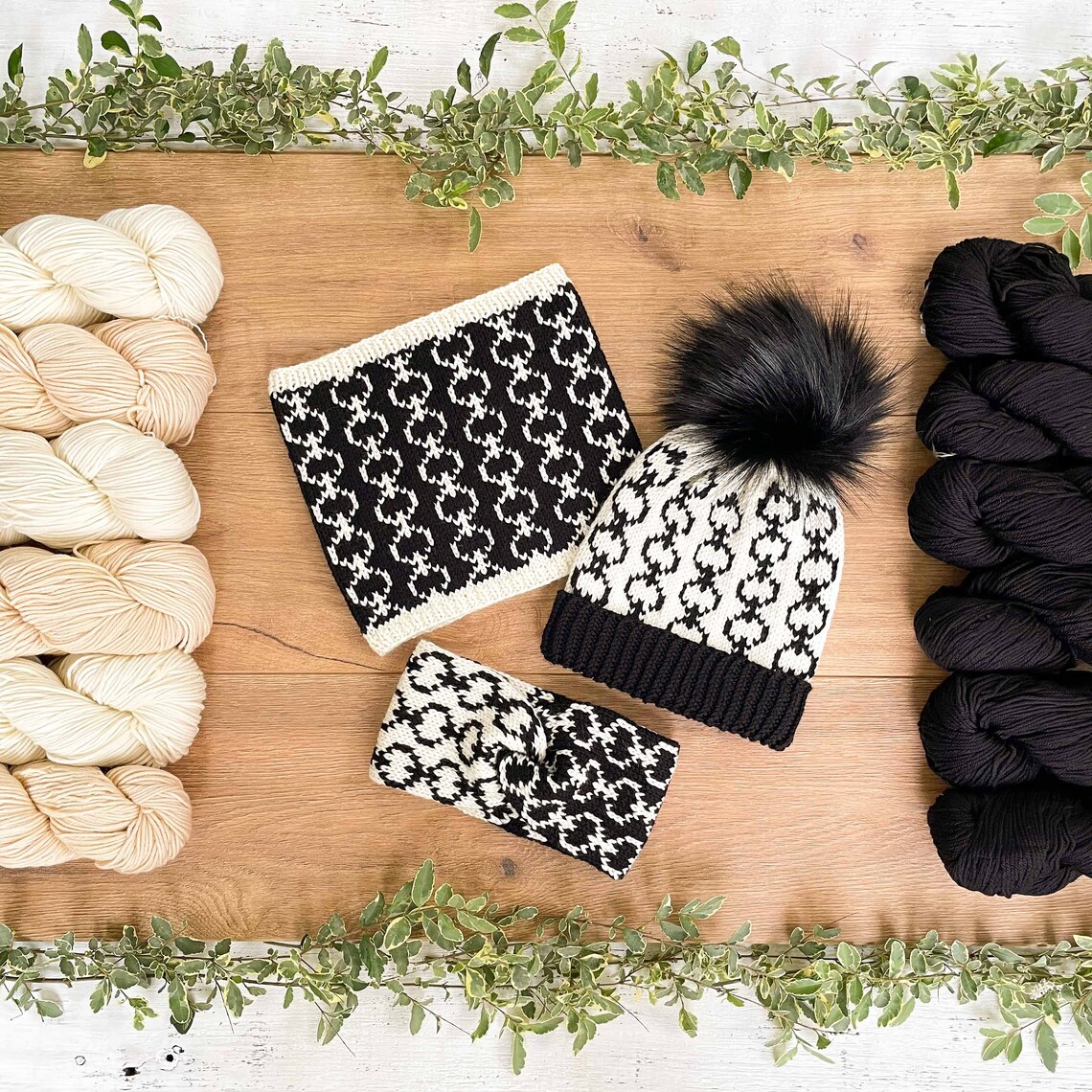 KNITTING PATTERN: Linked in Cowl /knit Cowl Pattern, Stranded Colorwork ...