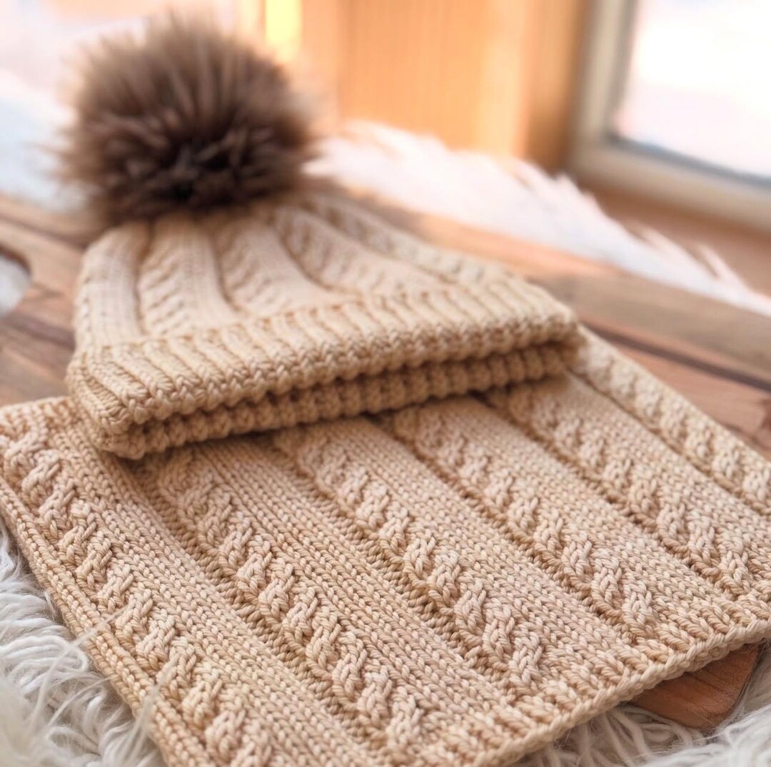 KNITTING PATTERN: Classic Cables Cowl / Knit Cowl Pattern, Cable ...