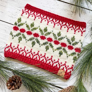 KNITTING PATTERNS: the Holly Berry Collection / 2 Beanie, 2 Headband ...