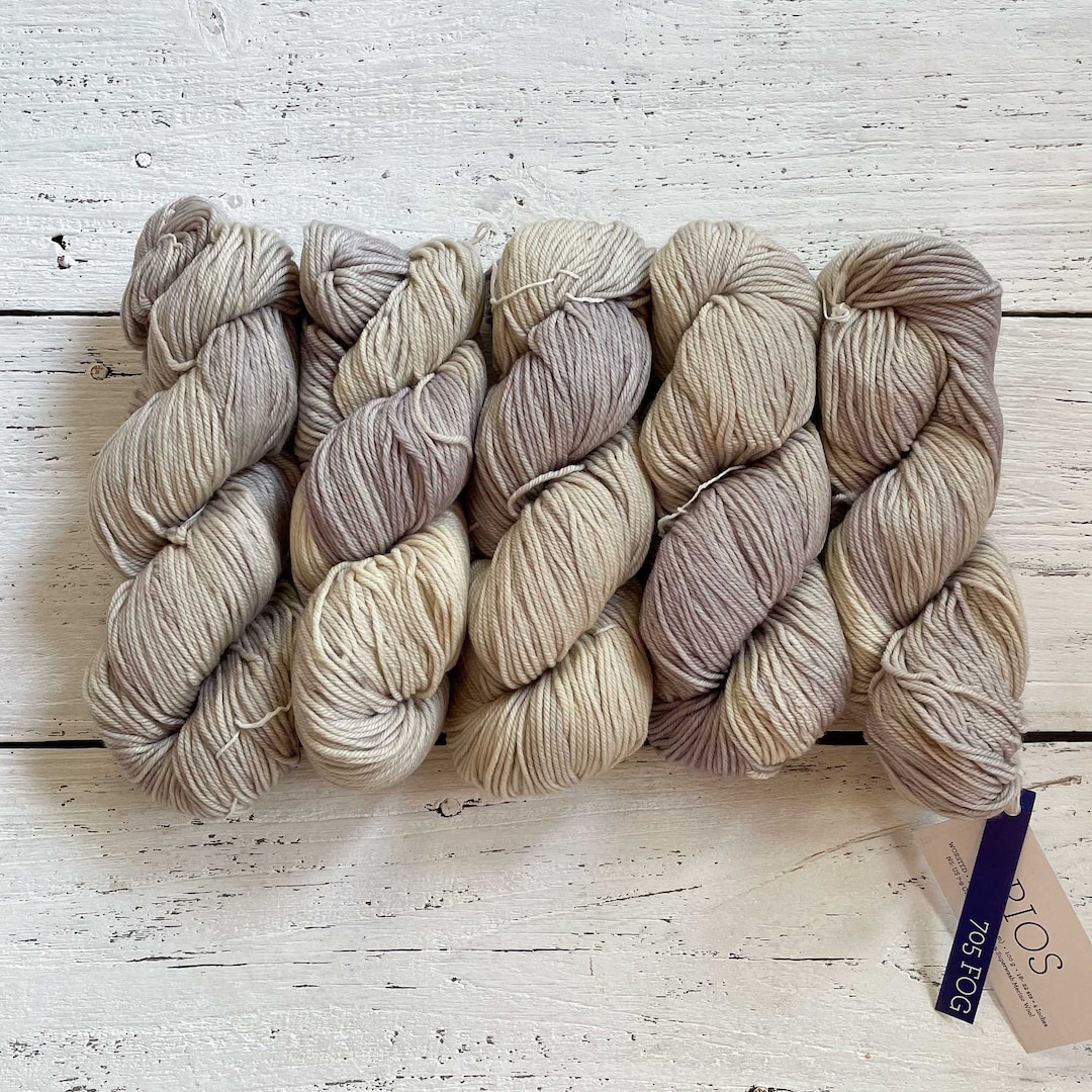 Malabrigo RIOS - FOG | Worsted Weight Yarn (4) ,4 Ply, 100% Superwash ...