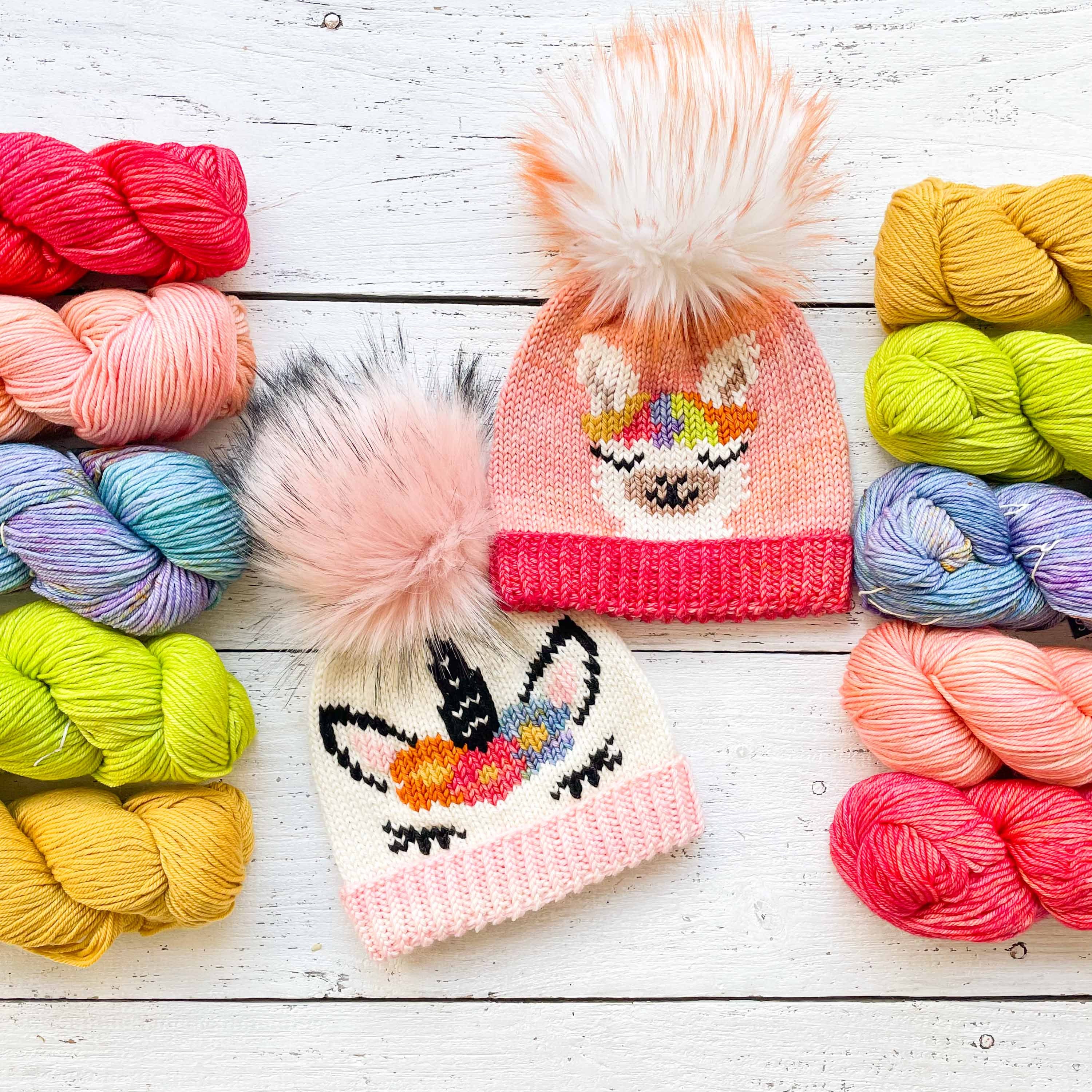 KNITTING PATTERN: Unicorn Horn Beanie / Knit Hat Pattern, Duplicate ...