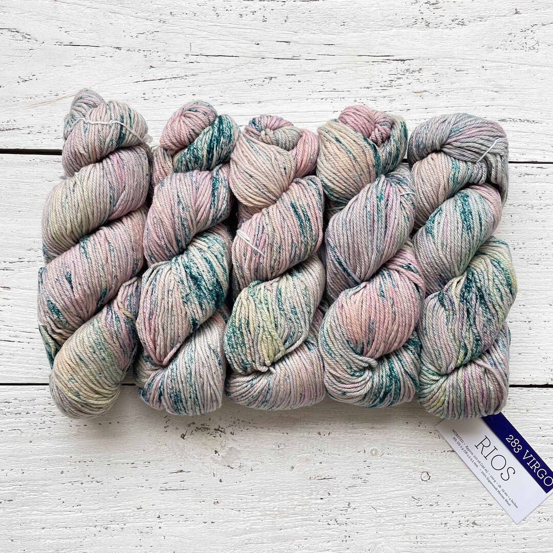 Malabrigo RIOS (zodiac) - VIRGO | Worsted Weight Yarn (4) ,4 Ply,100% ...