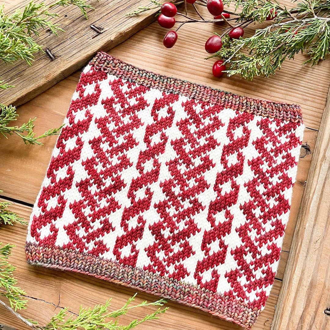 KNITTING PATTERN: the Nordic Cables Cowl /knit Cowl Pattern, Stranded ...