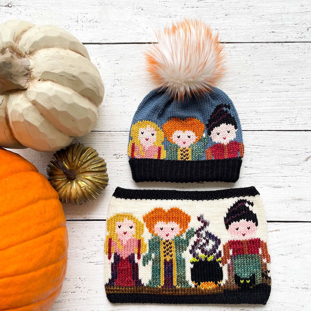 KNITTING PATTERN: the Sisters Collection /knit Beanie and Cowl Pattern ...