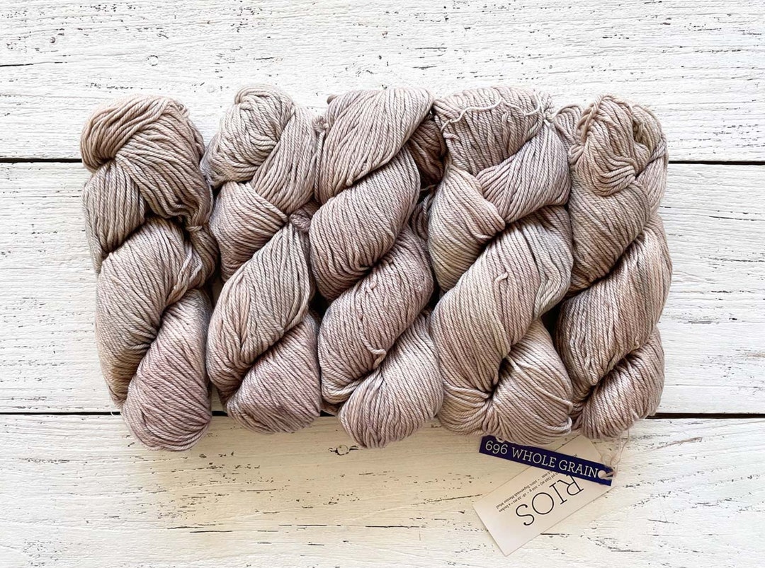 Malabrigo RIOS - WHOLE GRAIN | Worsted Weight Yarn (4) ,4 Ply, 100% ...