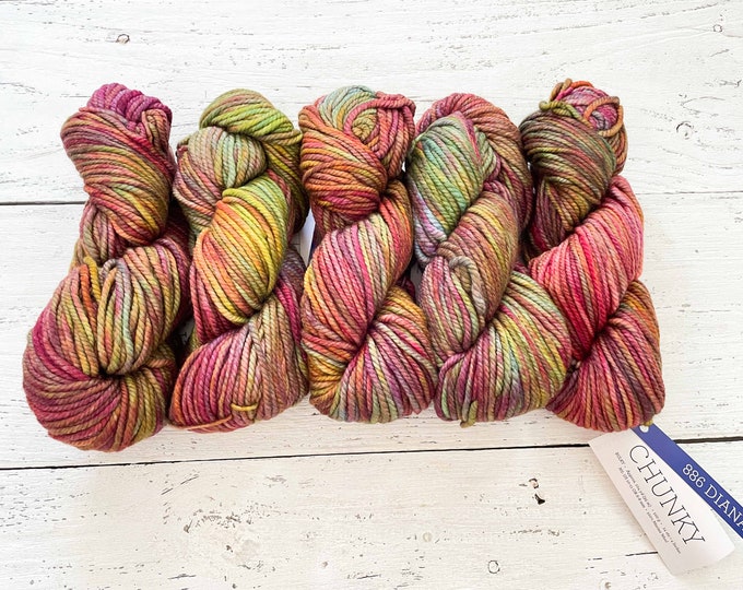 Malabrigo CHUNKY - DIANA / Bulky Yarn, 3 Ply, 100% Merino Wool ...